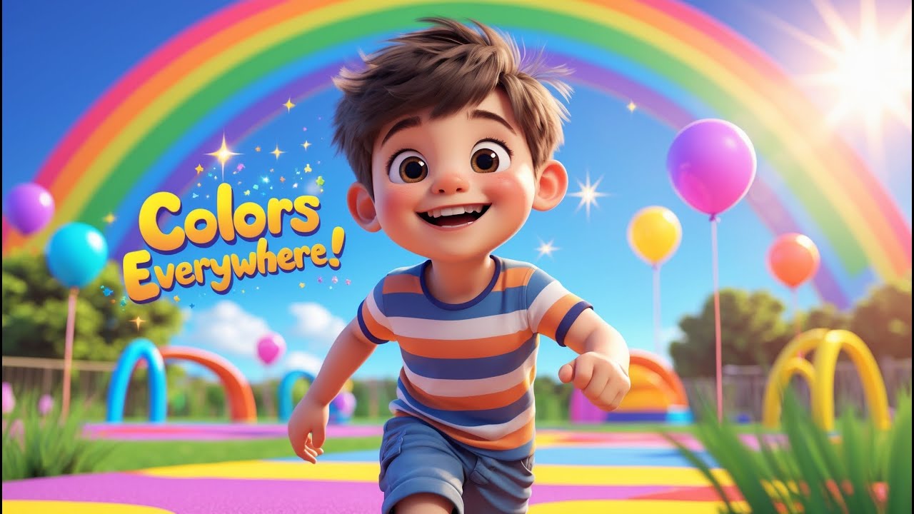 Colors everywhere | Colors Song for Kids | English Song for Kids - YouTube