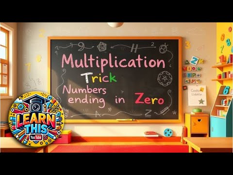 Multiply Numbers Ending in Zero | Easy Trick for Faster Multiplication ...