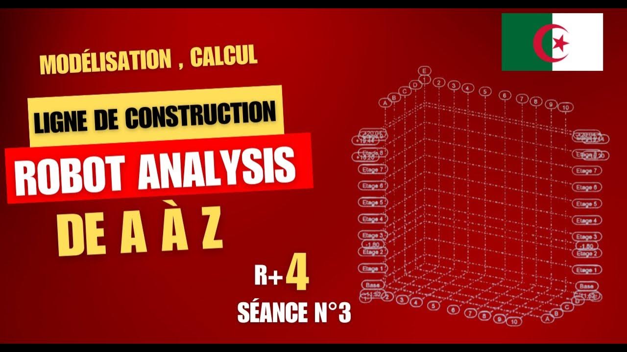 Séance N°03 Lignes de construction Etude Batiment R+4 de A à Z - YouTube