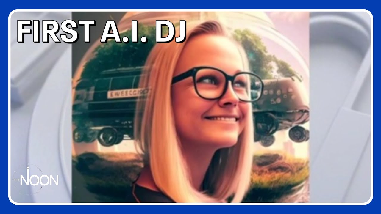 Radio station makes history with first A.I. DJ | The Noon - YouTube