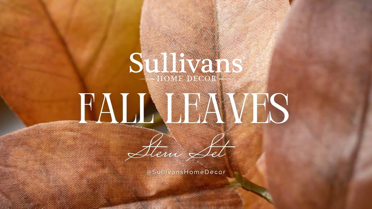 Fall Leaves Stem Set - YouTube