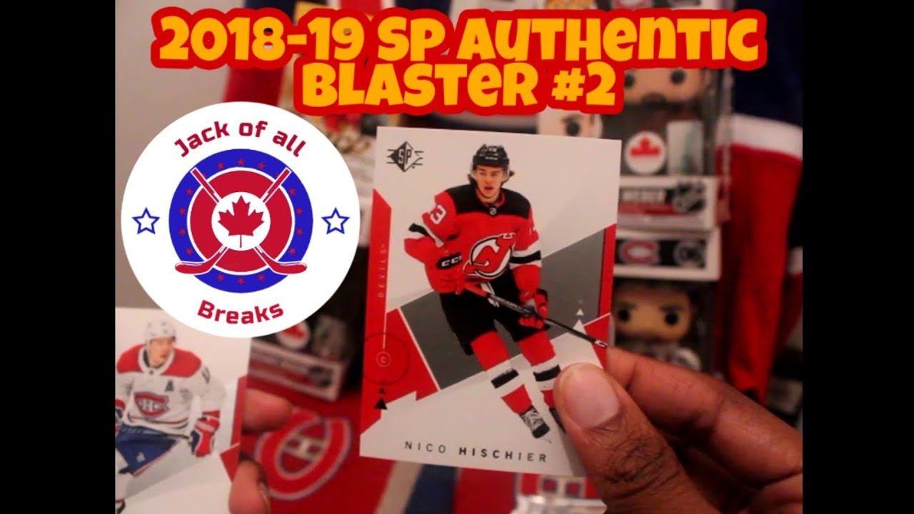 SP Authentic 18-19 Retail Blaster Break #2 - I got a Jersey! - YouTube