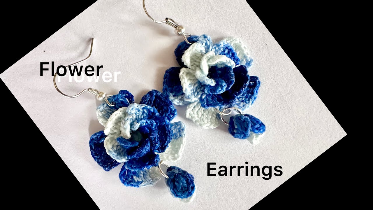 VERY EASY TO LEARN crochet FLOWER EARRINGS | perfect style for every ...