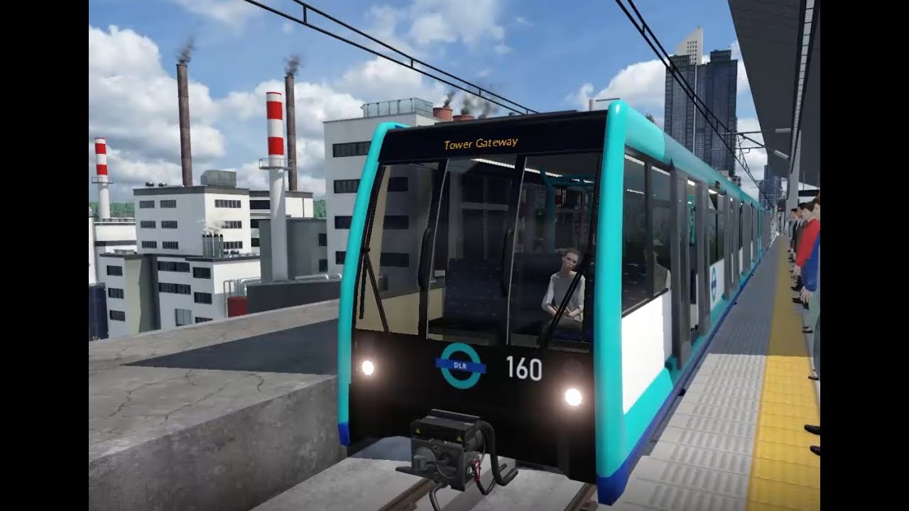 Riding the DLR in Transport Fever 2! (Timelapse) - YouTube