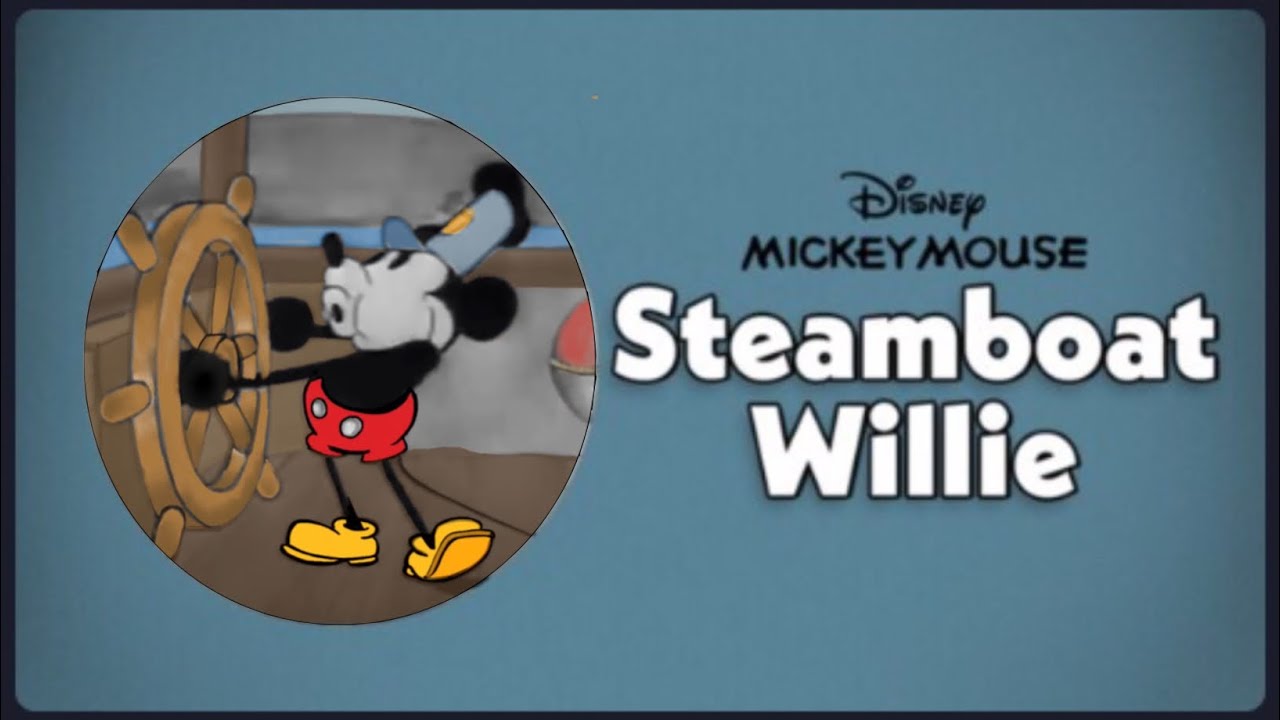 Mickey Mouse: Steamboat Willie Whistle in COLOR (Part 3) - YouTube