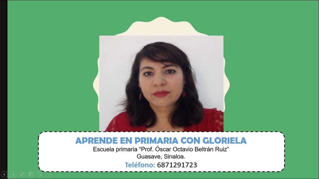 Aprende en primaria con Gloriela - YouTube
