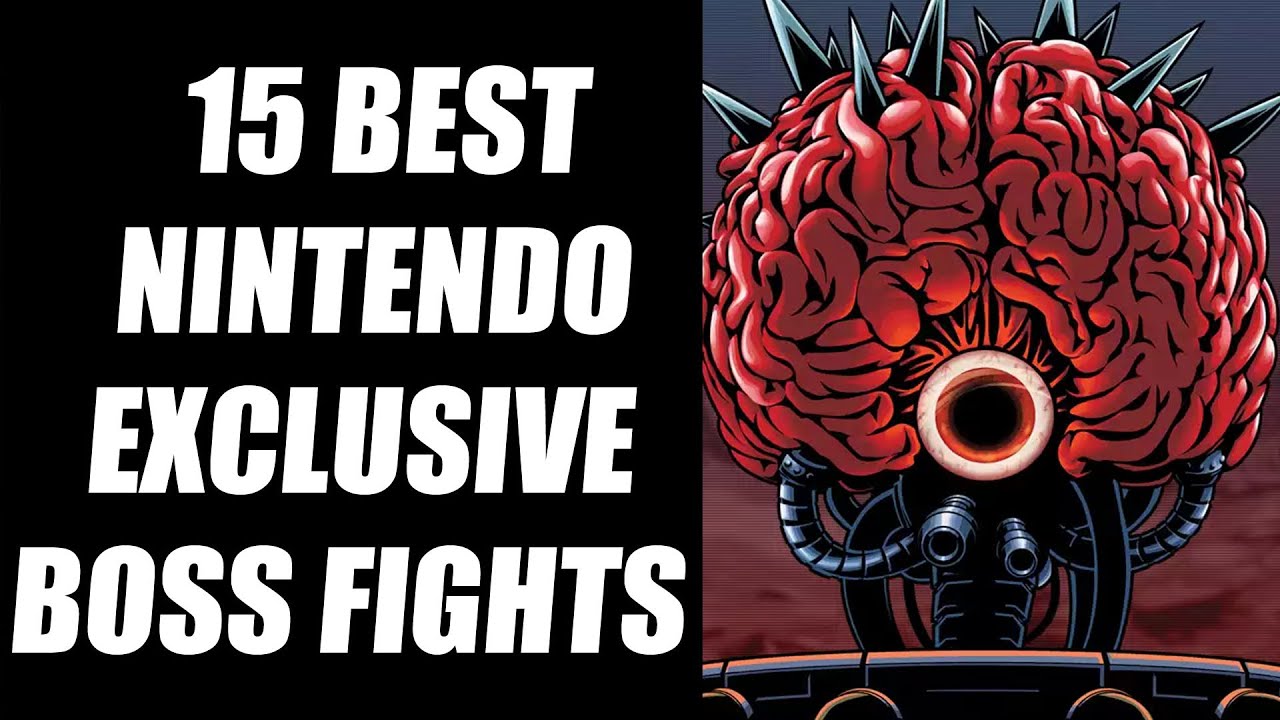 15 of the Best Nintendo Exclusive Boss Fights Through the Decades - YouTube