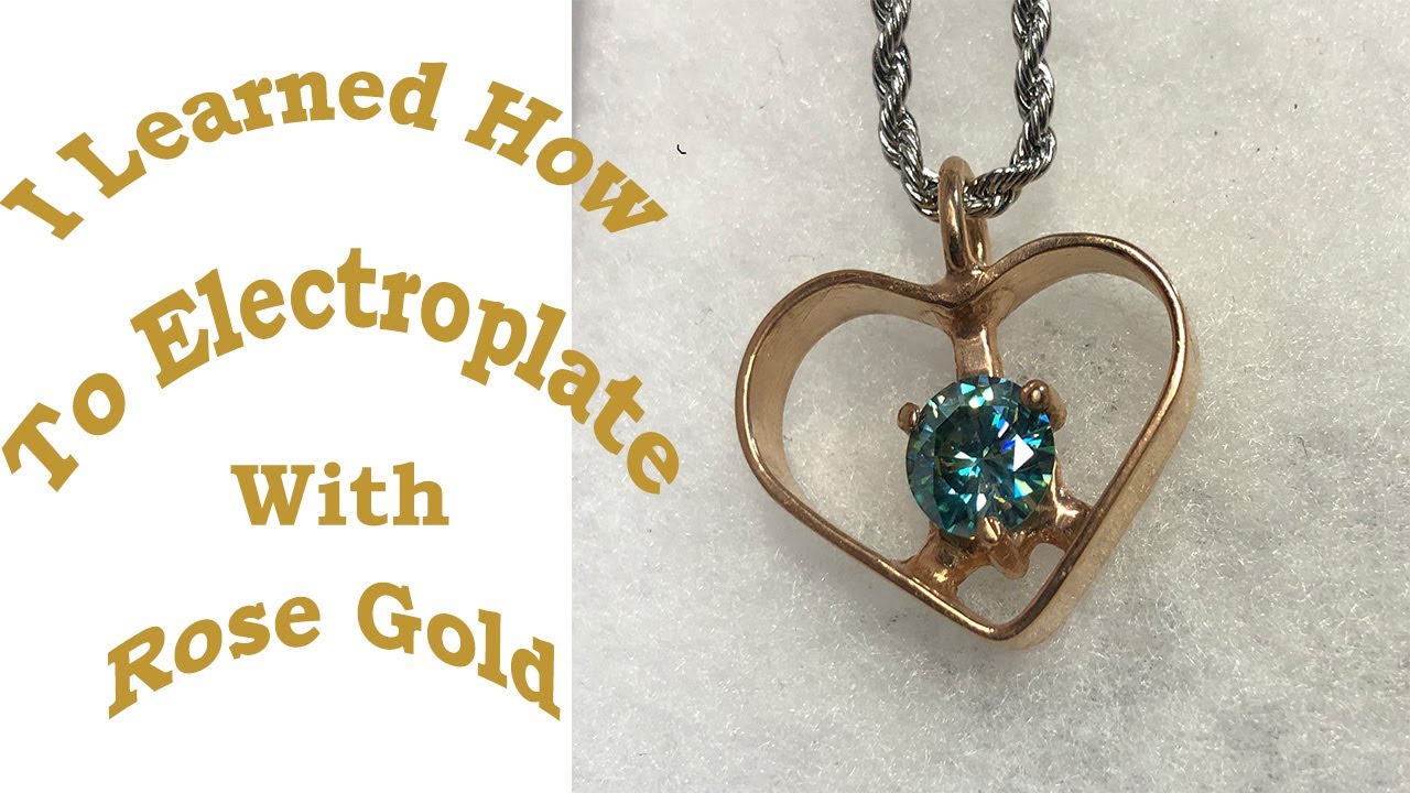 Easy Electroplating Rose Gold!! - YouTube