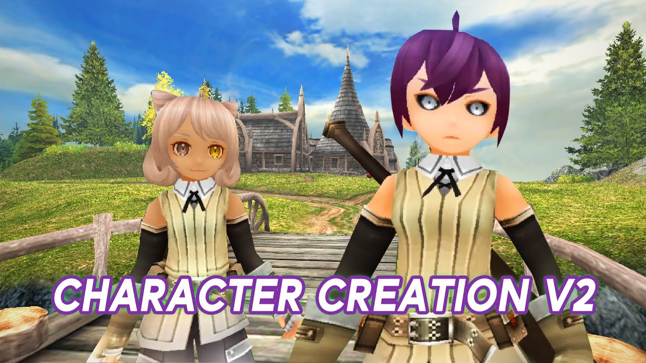 Toram Online New Character Creation V2 - YouTube