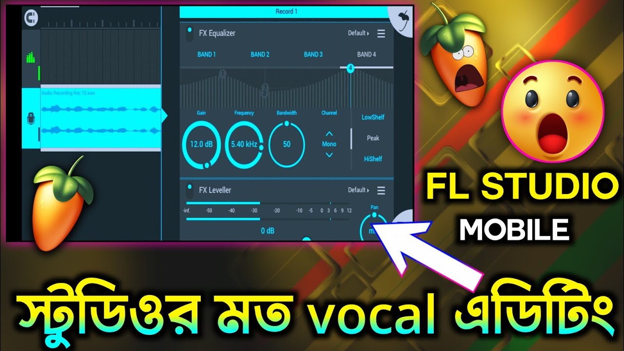How to edit vocal in FL studio mobile | স্টুডিওর মত vocal এডিট করো | Fl ...
