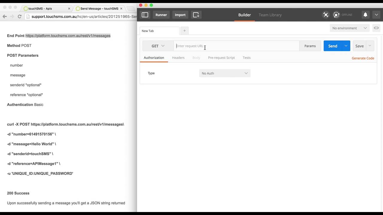SMS API Demo - YouTube