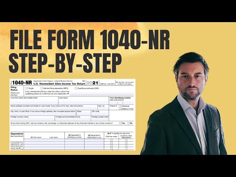 How to Fill Out Simple Form 1040-NR for 2021. Step-by-step Guide - YouTube