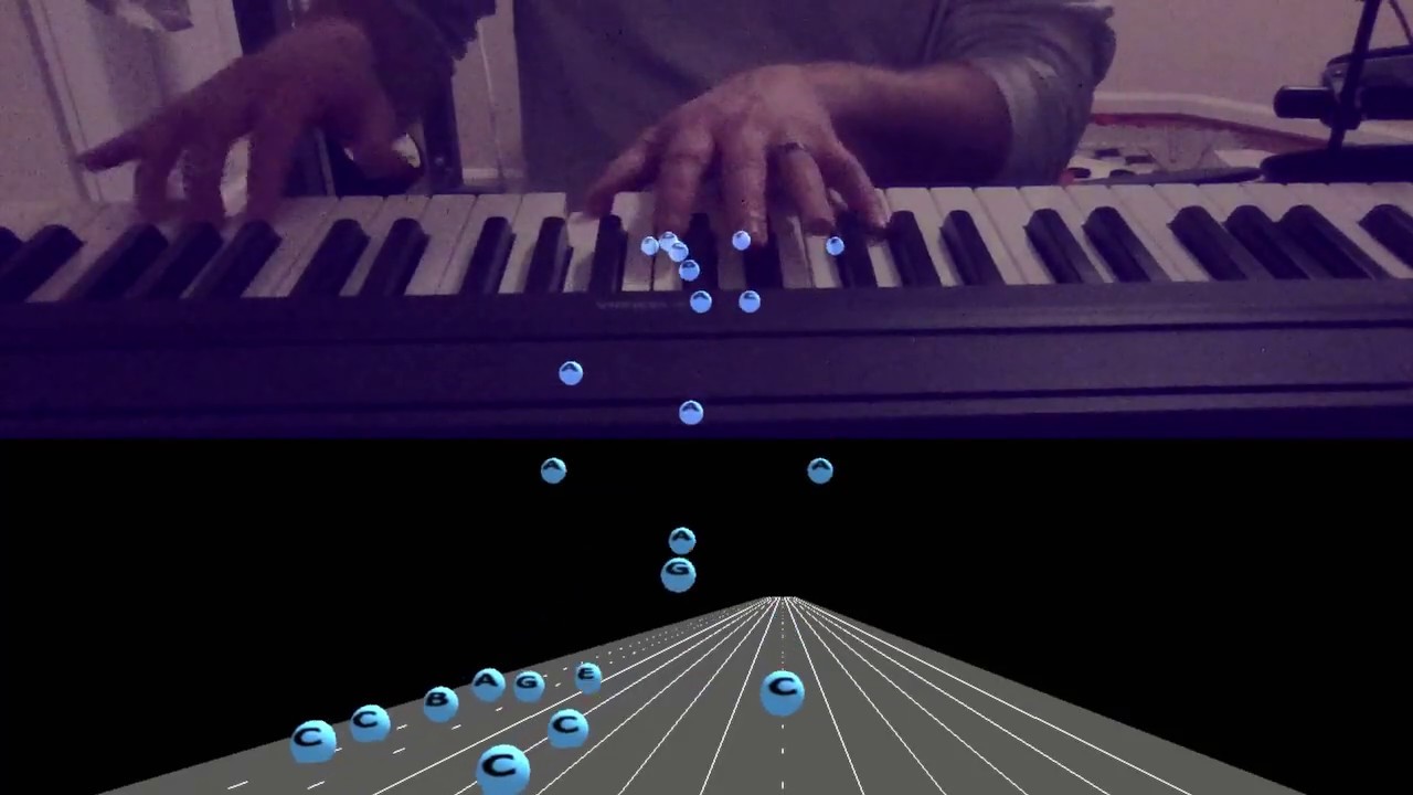 Piano Improv 3D MIDI Animation - DaVinci Resolve + Three.js - YouTube