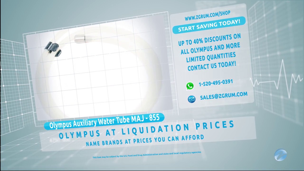 Olympus Auxiliary Water Tube MAJ - 855 - YouTube