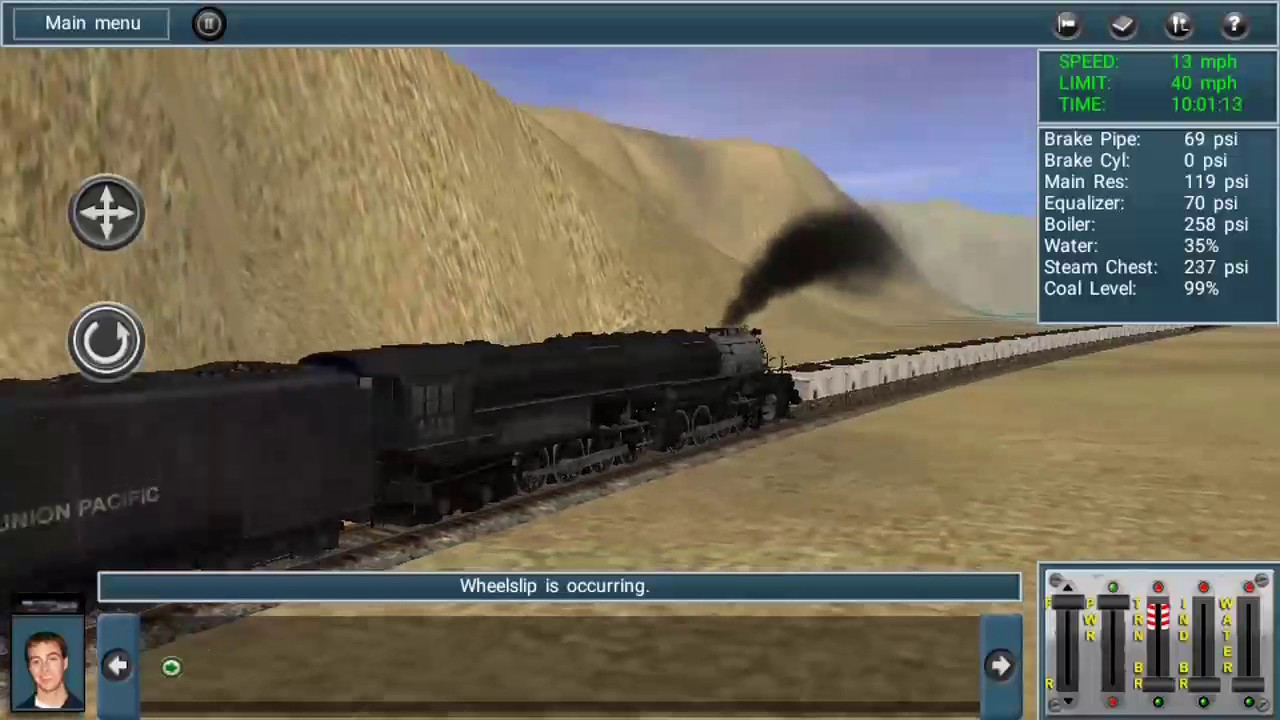 Wheelslip Big Boy [Trainz Simulator Android] - YouTube