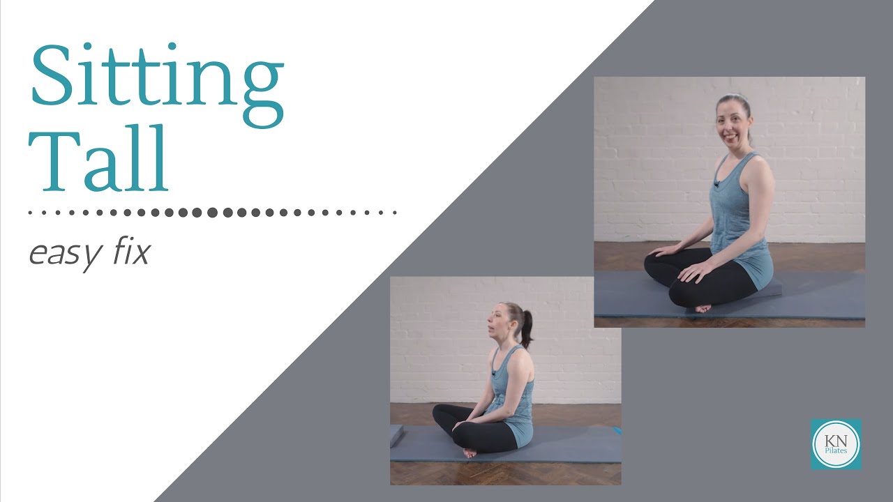 Sitting in neutral // improve your posture when sitting - YouTube