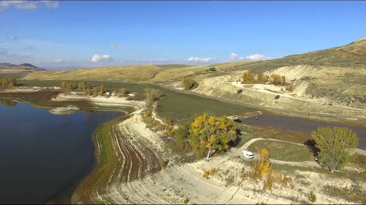 Dam fly over, Newton Dam UT - YouTube