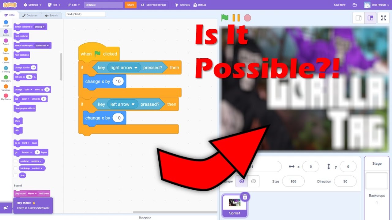 I MADE Gorilla Tag in SCRATCH?! - YouTube