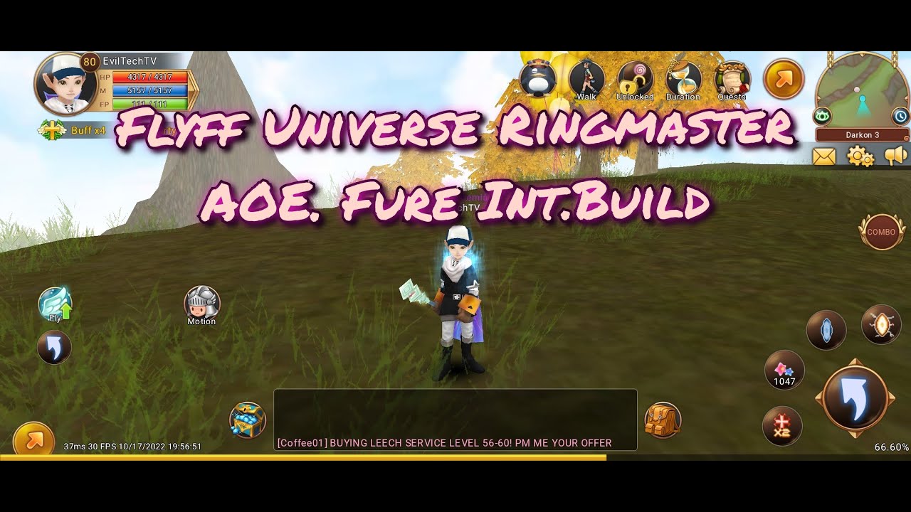Flyff Universe Ringmaster AOE. Fure Int. - YouTube