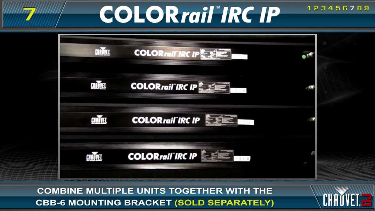 COLORrail IRC IP by CHAUVET DJ - YouTube