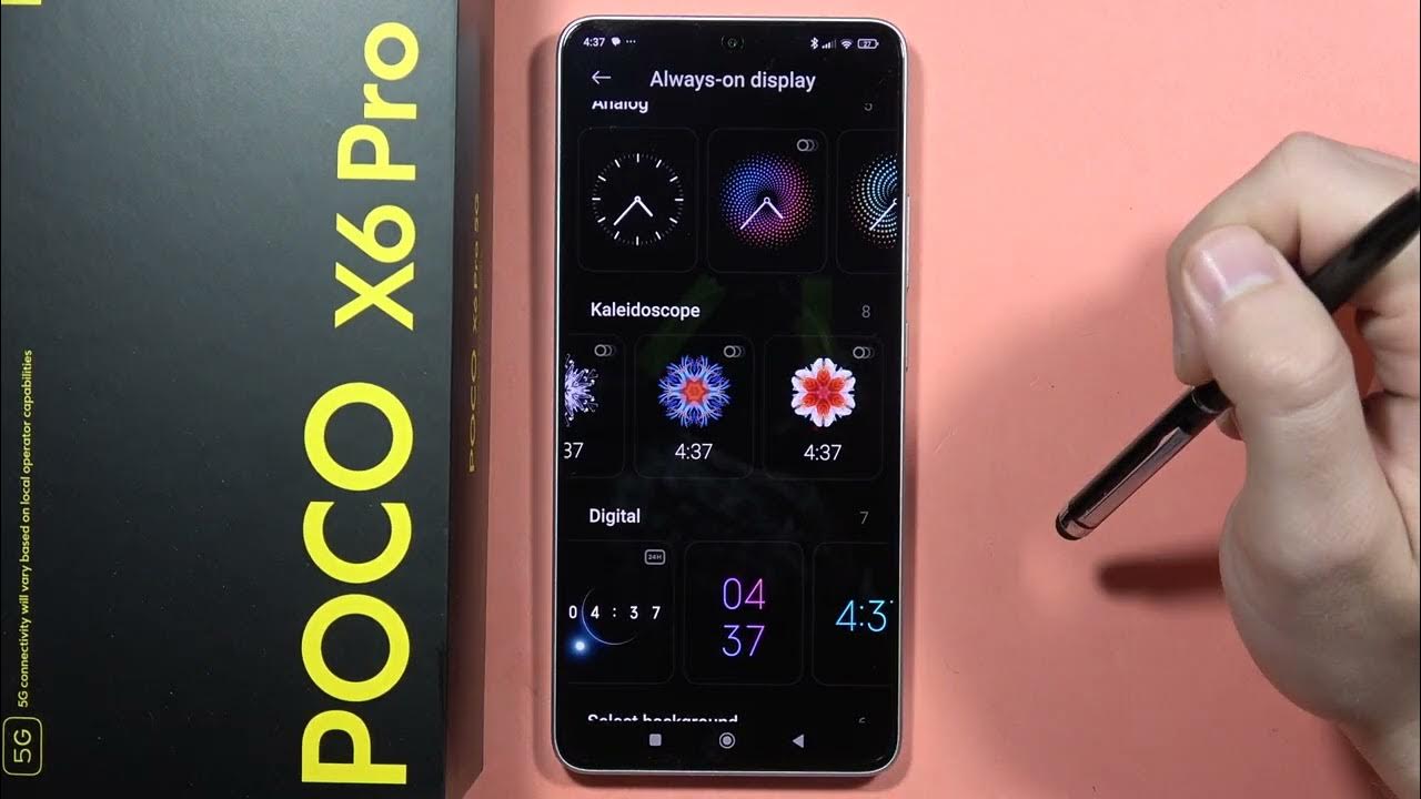 POCO X6 Pro: Enable & Customize Always On Display - Turn On AOD on POCO X6 Pro #howtodevices ...