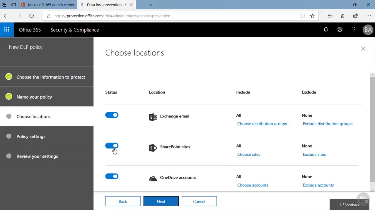 016 exploring the office 365 security and compliance center - YouTube