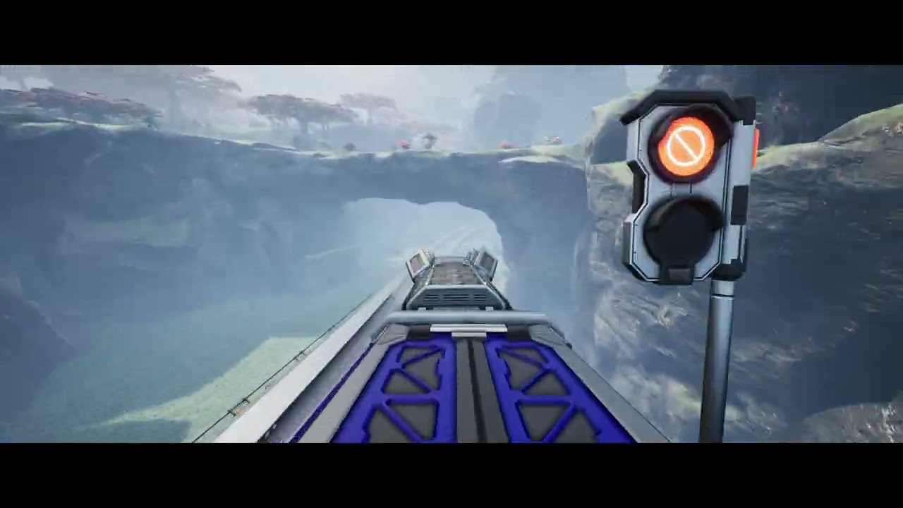 Satisfactory - Completed World Train Loop - YouTube