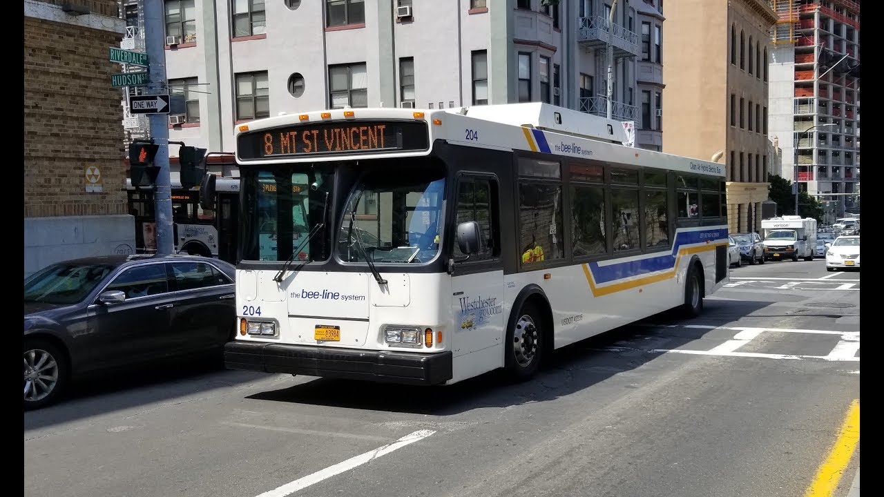 Bee-Line Bus: Orion Vll HEV [#204] Route 8 Bus @ Riverdale Avenue ...