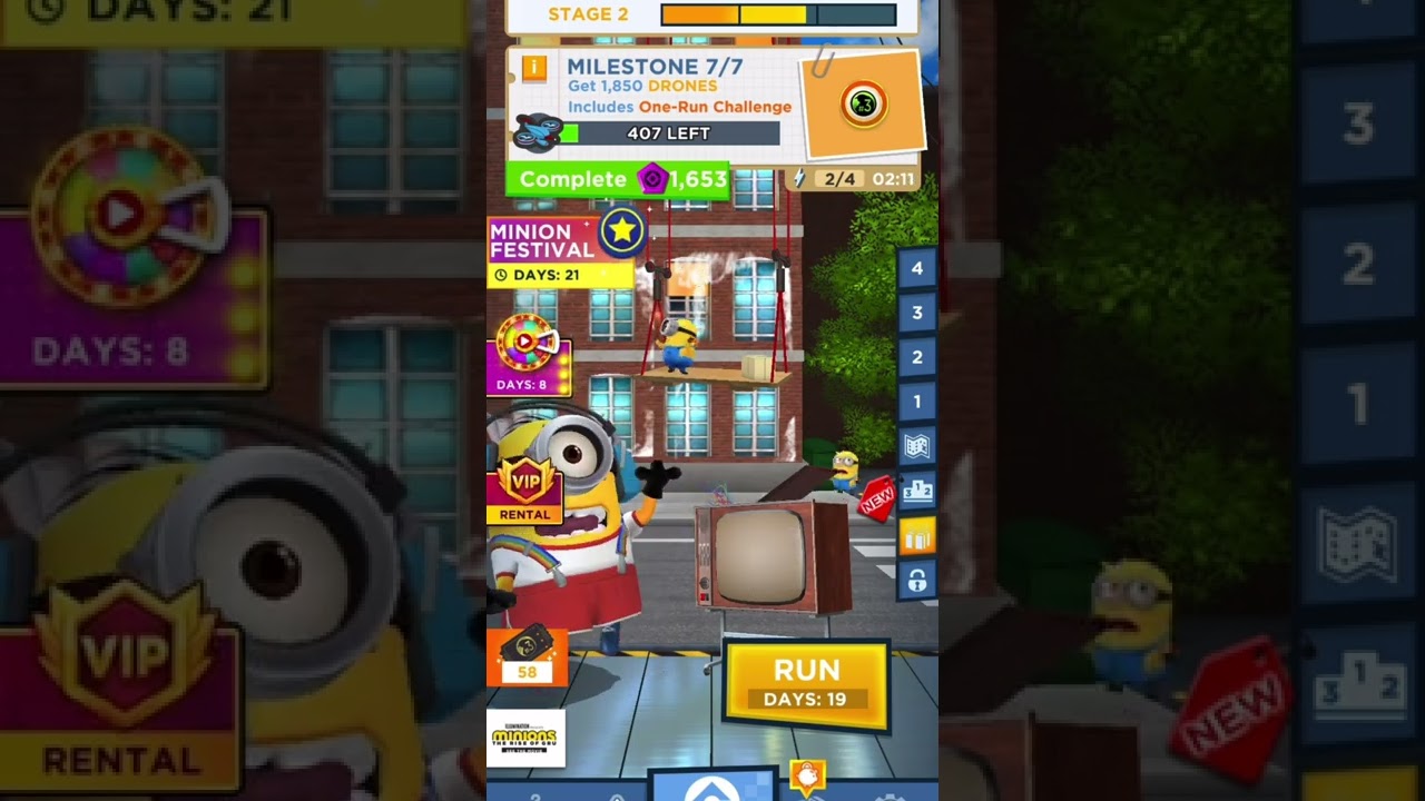 Minion Rush "Old-School Stuart Costume" - YouTube