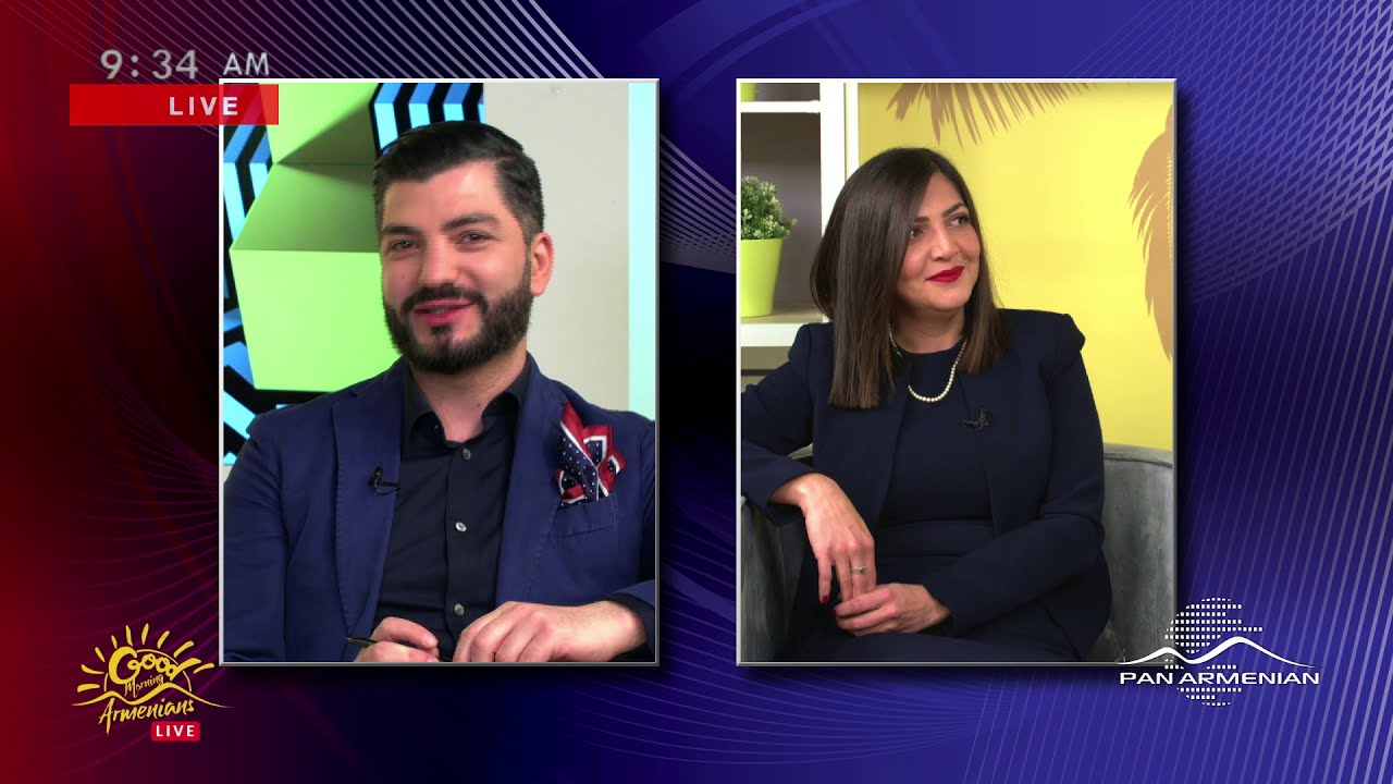 #Inauguration2021 Good Morning Armenians Show Elen Asatryan and Mher ...