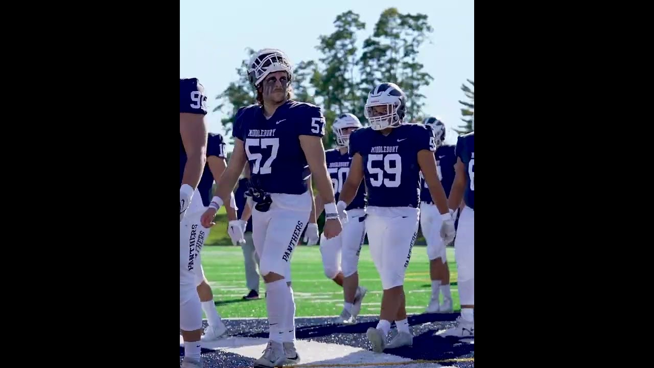 MIDDLEBURY FOOTBALL VS WILLIAMS 2022 - YouTube