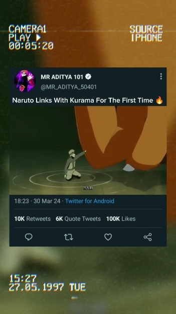 Naruto Links With Kurama For The First Time 🔥#anime #naruto #shorts ...