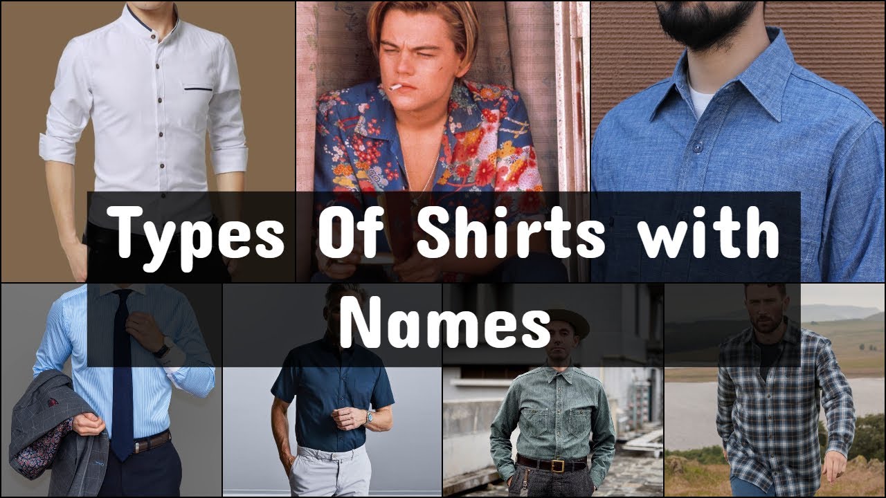 Different Types Of Shirts With Names - Types Of Shirts For Men & Boys ...
