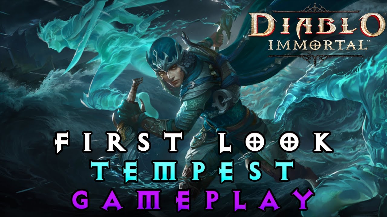 Diablo Immortal: New Tempest Class First Look and Paragon Trees! All Skills, Essences and ...