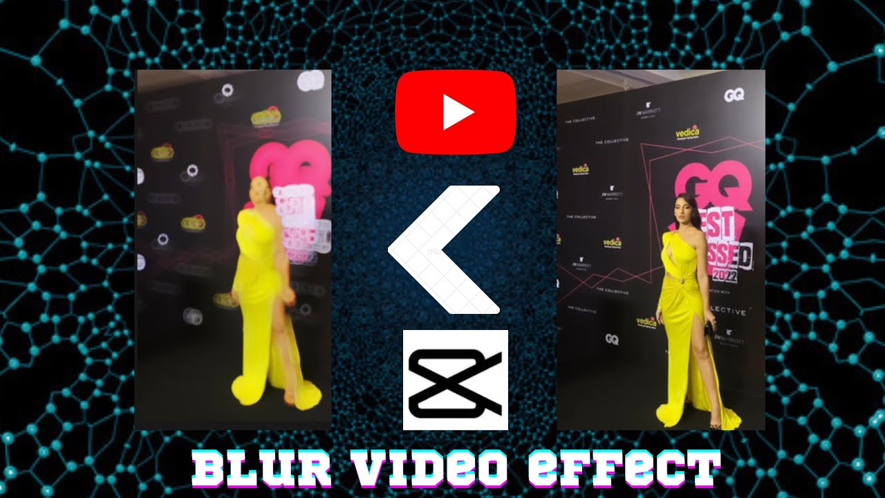 cap cut mai blur video effect kaise lgaye , how to make blur video ...