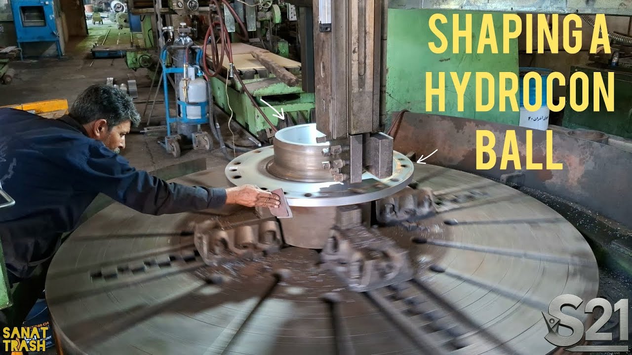 Shaping a hydrocon ball - YouTube