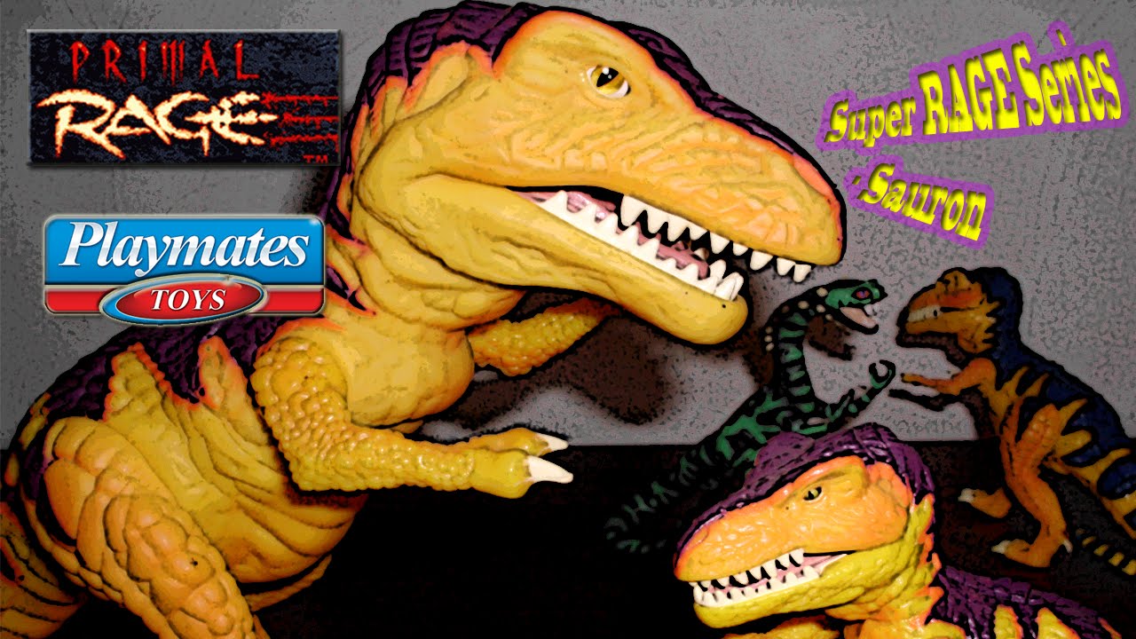 Primal Rage Toys (Super Rage Series) Sauron Review / Look - YouTube