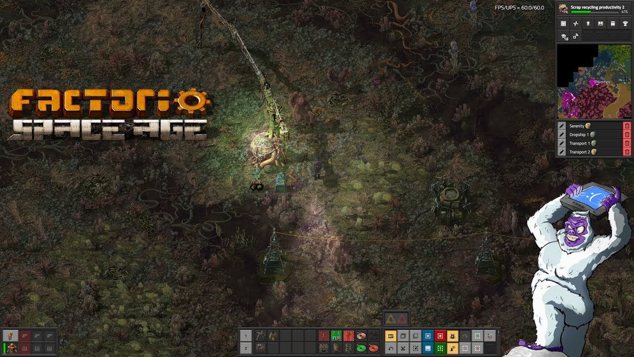 Landing on Gleba - Factorio Space Age DLC Season1 Ep16 - YouTube