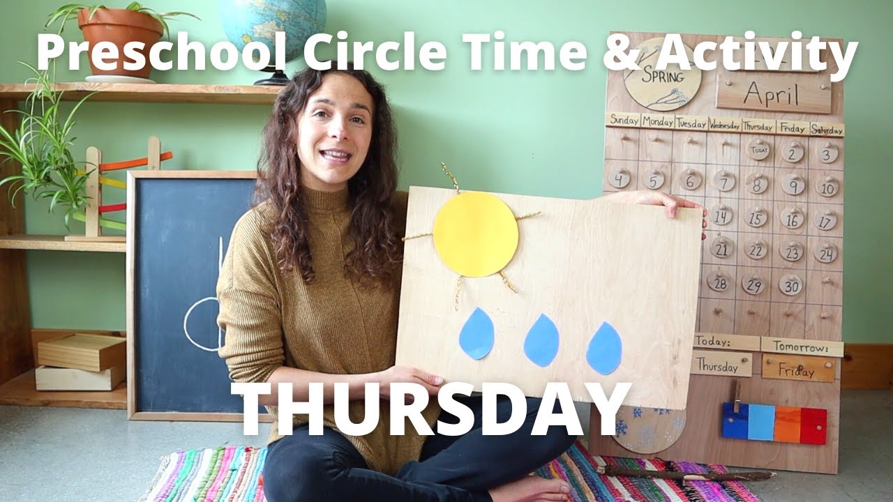 Thursday - Preschool Circle Time - Weather (4/1) - YouTube