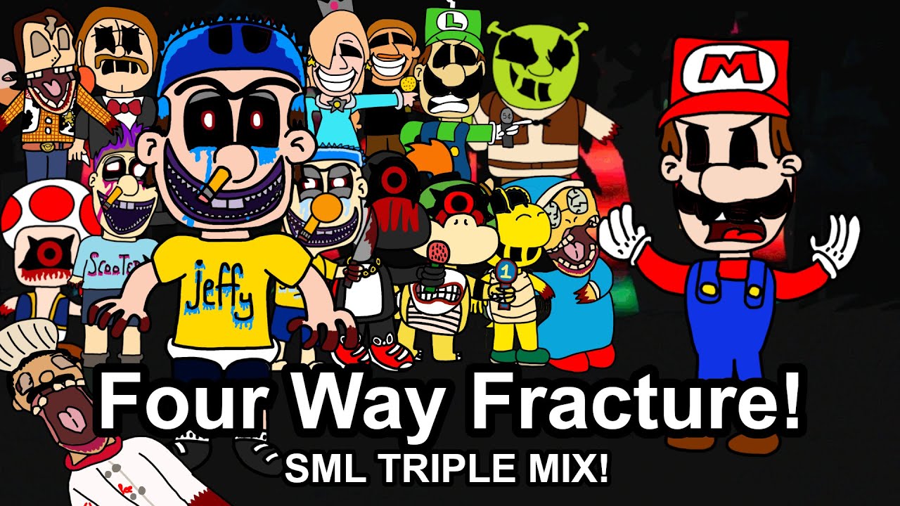 SML Four Way Fracture (Triple Mix) - Friday Night Funkin' Cover - YouTube