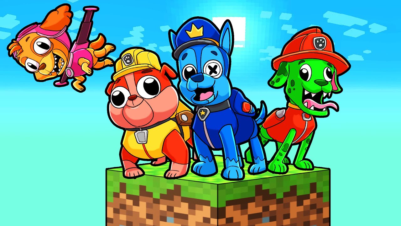 PAW PATROL SKYBLOCK! (Minecraft) - YouTube