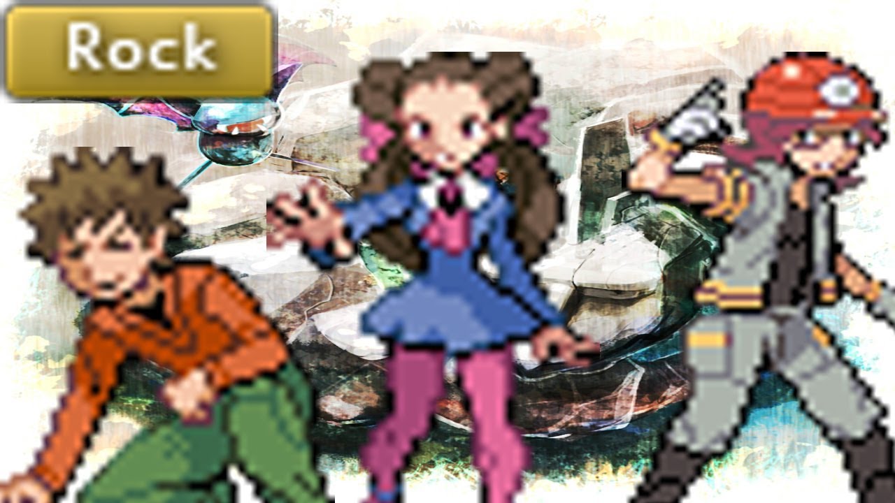 Pokémon Black 2 Type Expert Tournament - Rock type (Roark, Roxanne ...