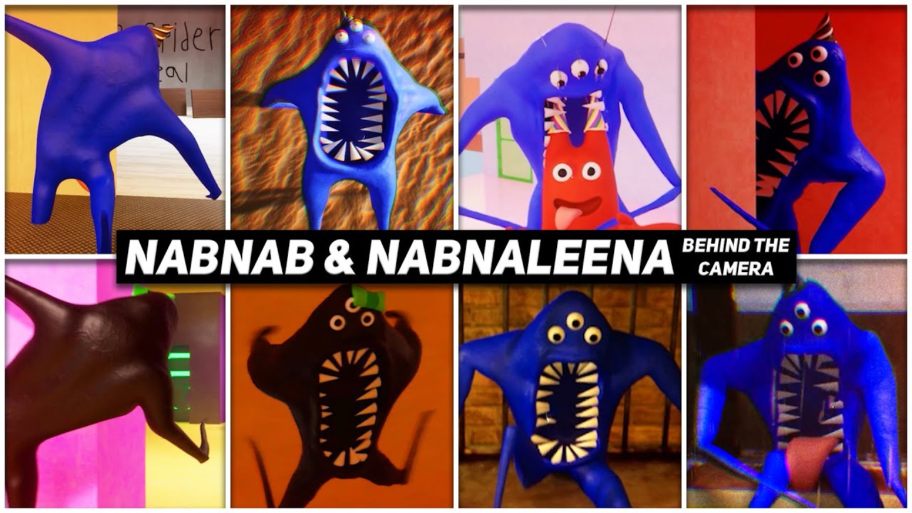 Garten of Banban 1-6 NABNAB & NABNALEENA Behind The Scenes - YouTube