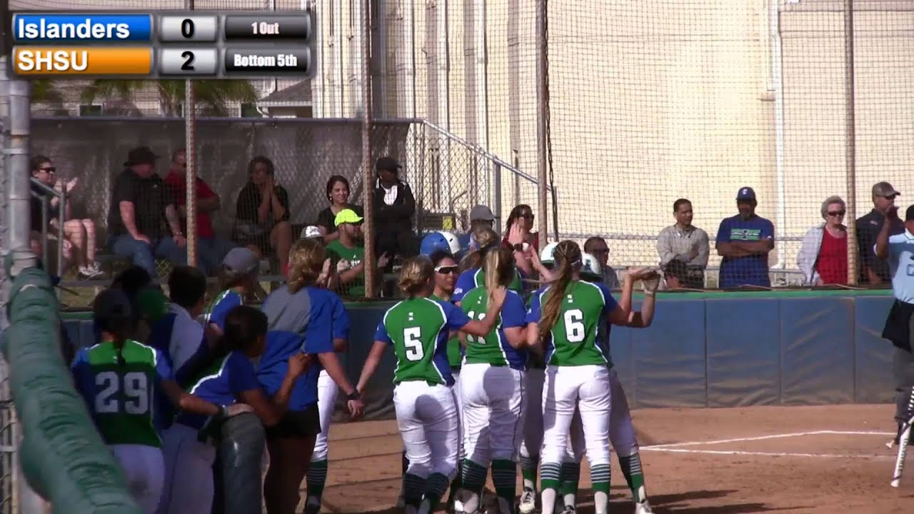 Highlights: Softball Wins Three in Islanders Invitational - YouTube