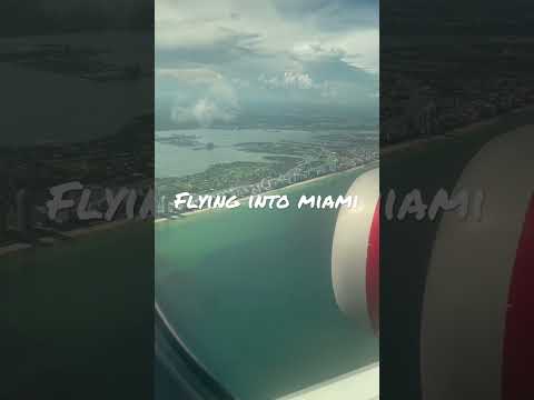 Flying into Miami airport - YouTube