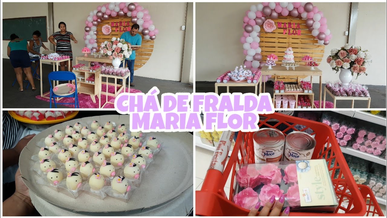 VLOG DO CHÁ DE FRALDA, COMPRINHAS E PREPARATIVOS - YouTube