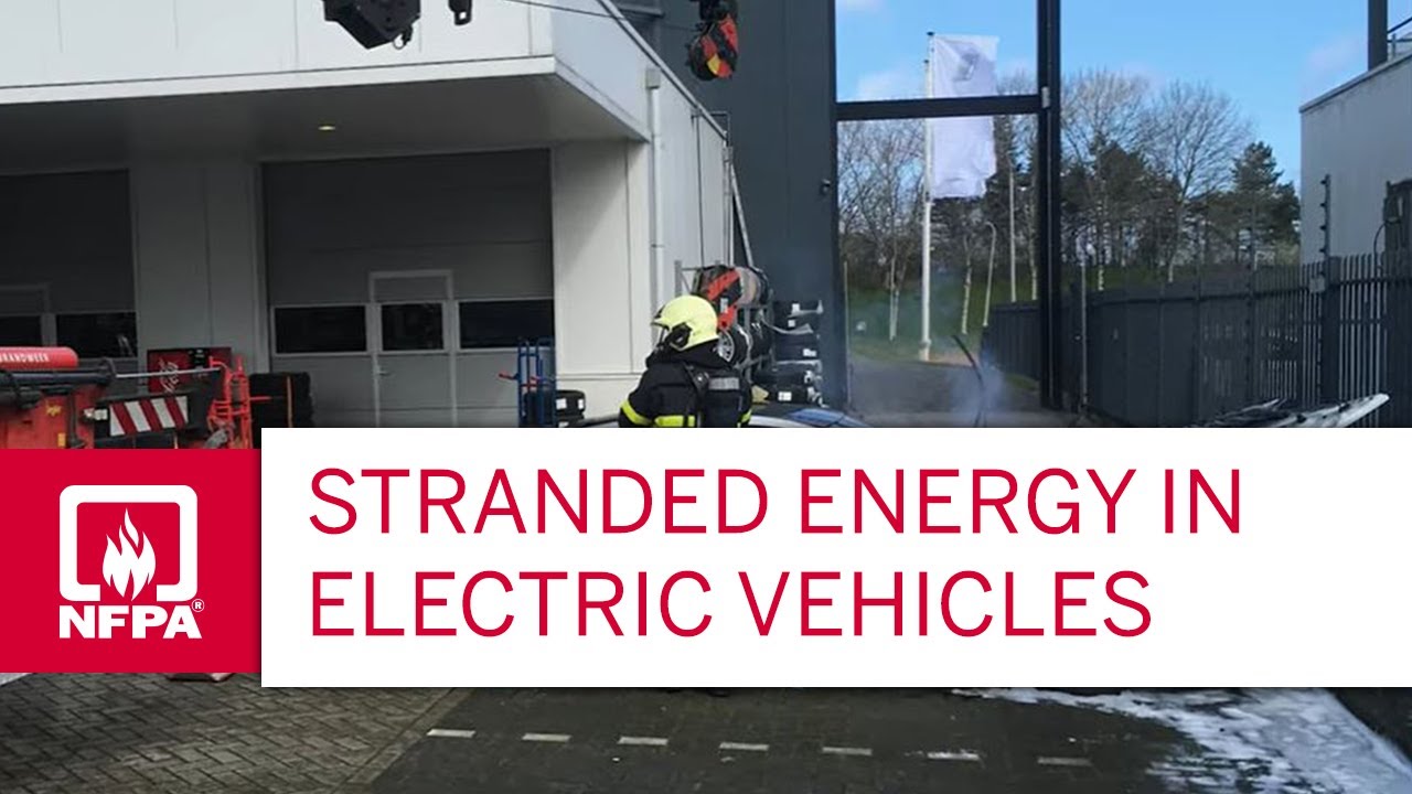 Stranded Energy in Electric Vehicles and Firefighting Challenges - YouTube