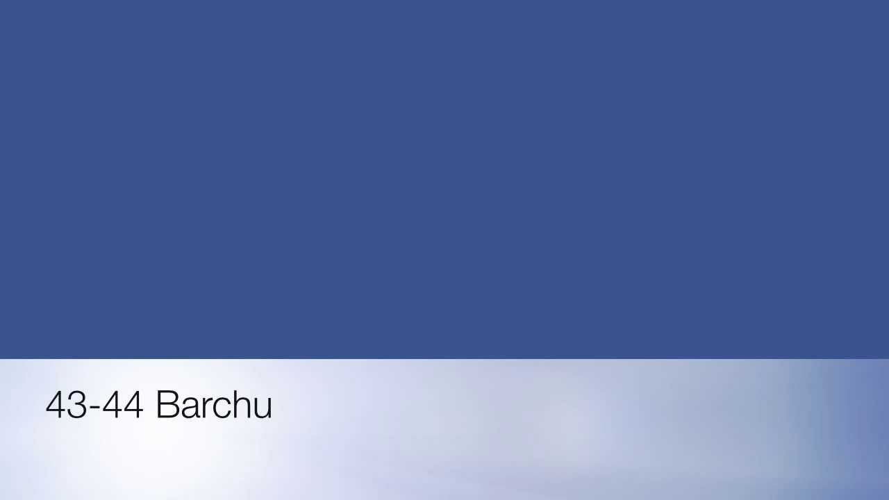 Shabbat Liturgy - Barchu - YouTube