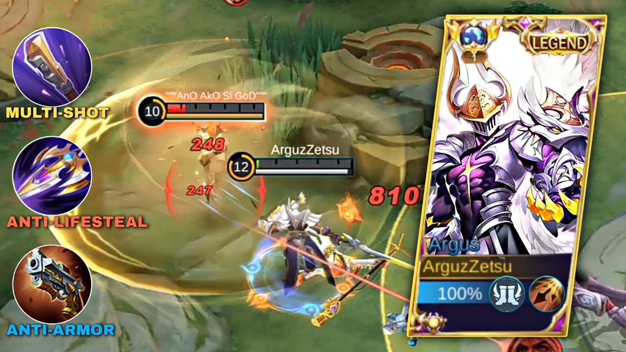 GLOBAL 1 ARGUS BUILD IS THE NEW META! NEW EMBLEM SET FOR FASTER ITEM ...