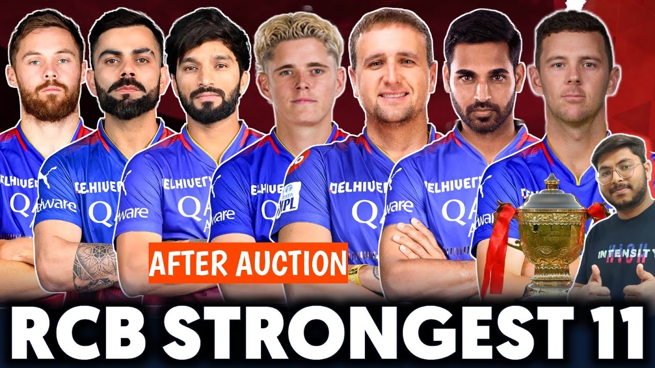 IPL 2025 - RCB STRONGEST PLAYING 11 After Auction || RCB PLAYING 11 ...